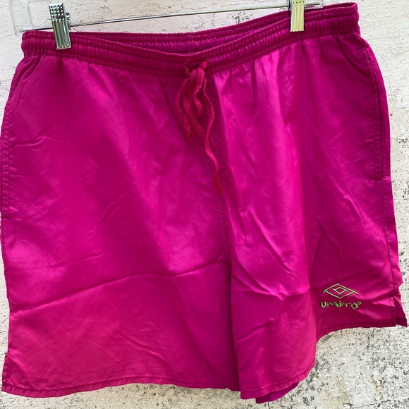 Umbro | Shorts | Vintage Neon Pink Umbro Shorts | Poshmark